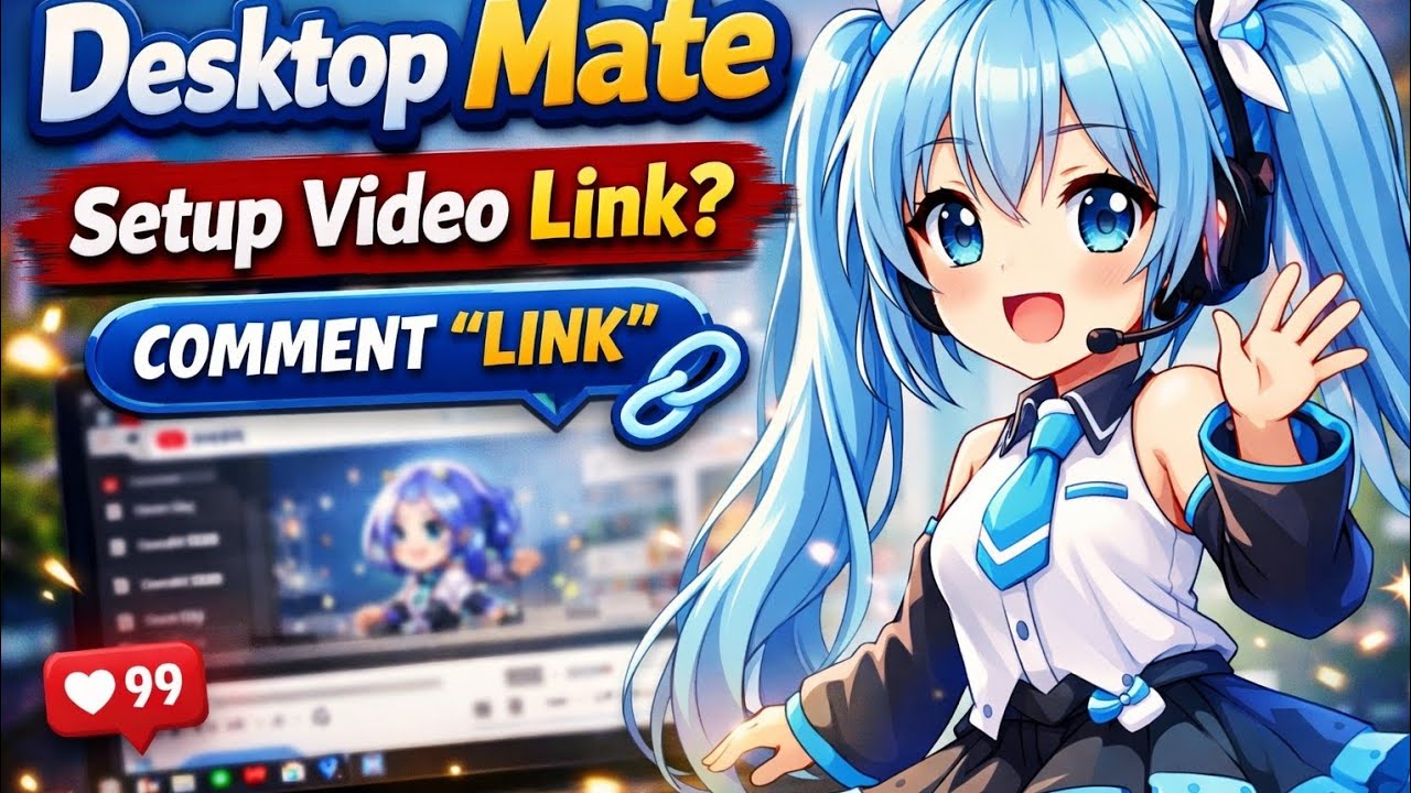 Desktop Mate Setup Tutorial | Anime Character (Full Guide)#desktopmate ...