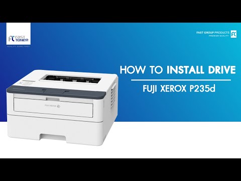 วิธีติดตั้ง Driver FUJI XEROX P235d แบบ download