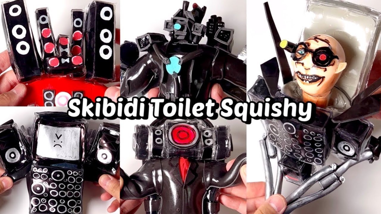 Skibidi Toilet Squishy with nano tape Series! 🙍‍♂️Part1🚽 - YouTube