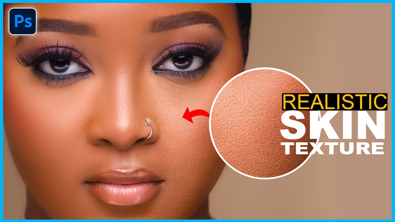 How To Add Highly REALISTIC SKIN TEXTURE To Your Image Using This ...