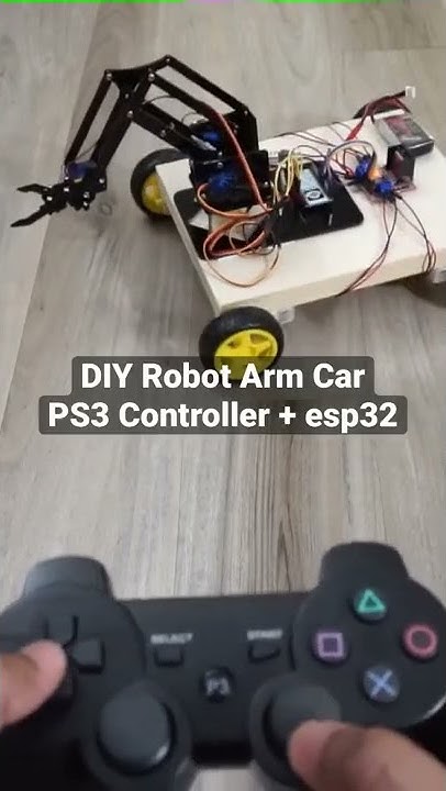 Robotic Arm Car with PS3 Controller #shorts - YouTube