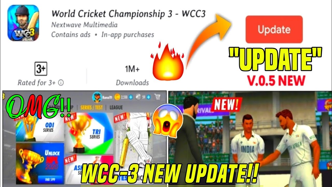 WCC-3 NEW UPDATE RELEASE DATE | WCC-3 NEW UPDATE | WCC-3 UPDATE ROLLOUT ...