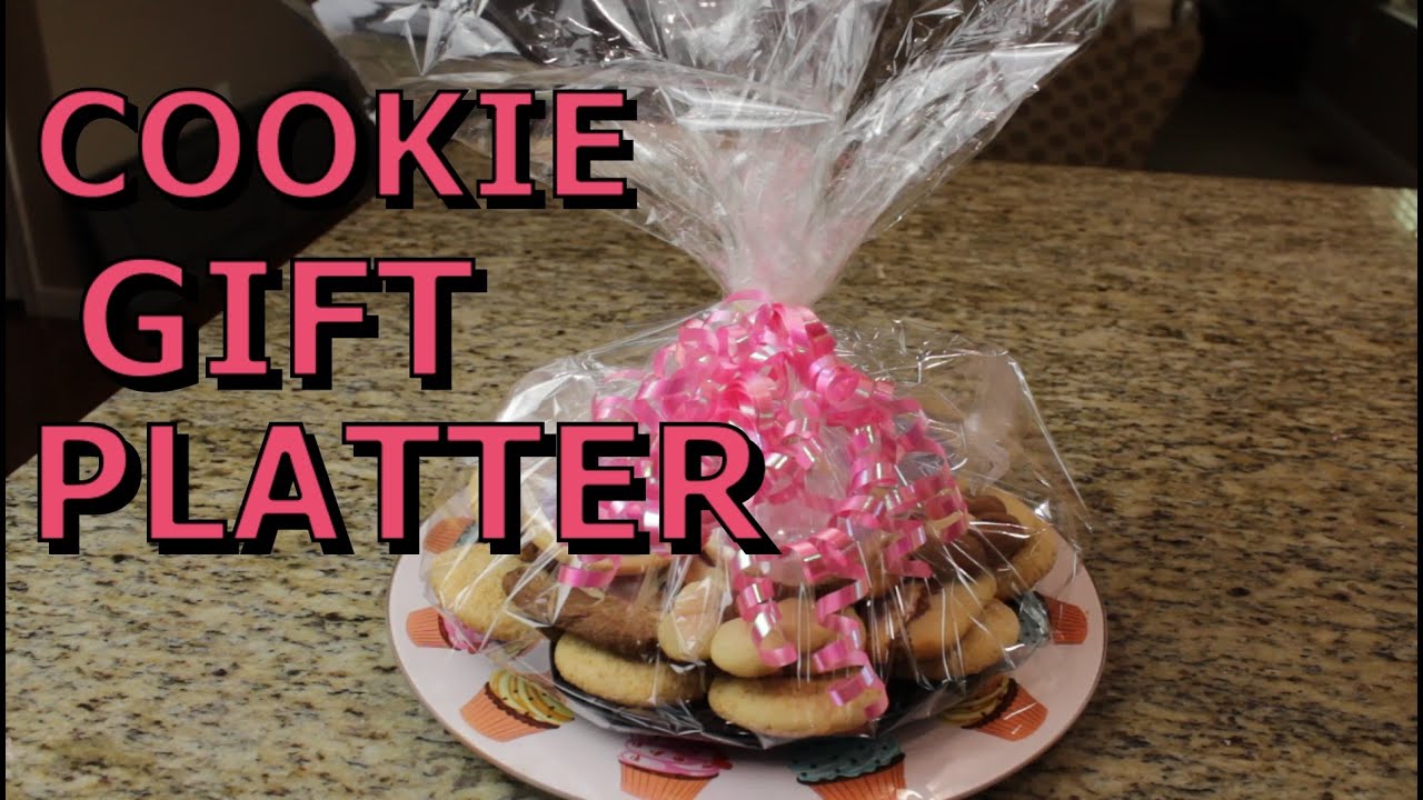 Cookie Gift Platter- How to make a decorative Cookie Platter- Cookie ...
