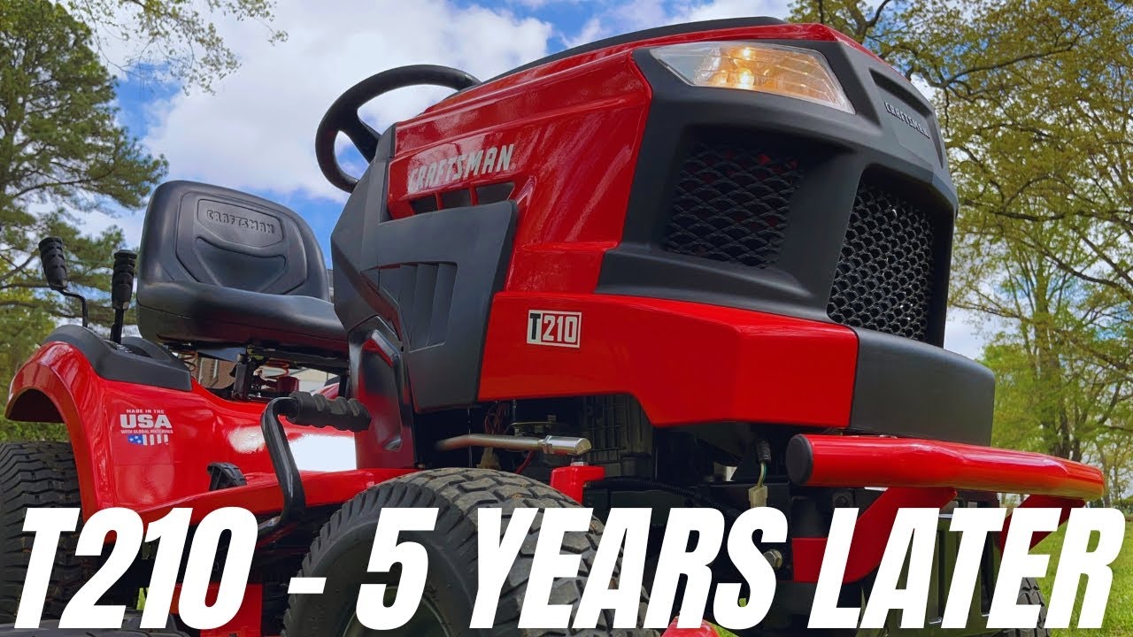 5-Years with a Craftsman Riding Mower from Lowe's | Craftsman T210 ...