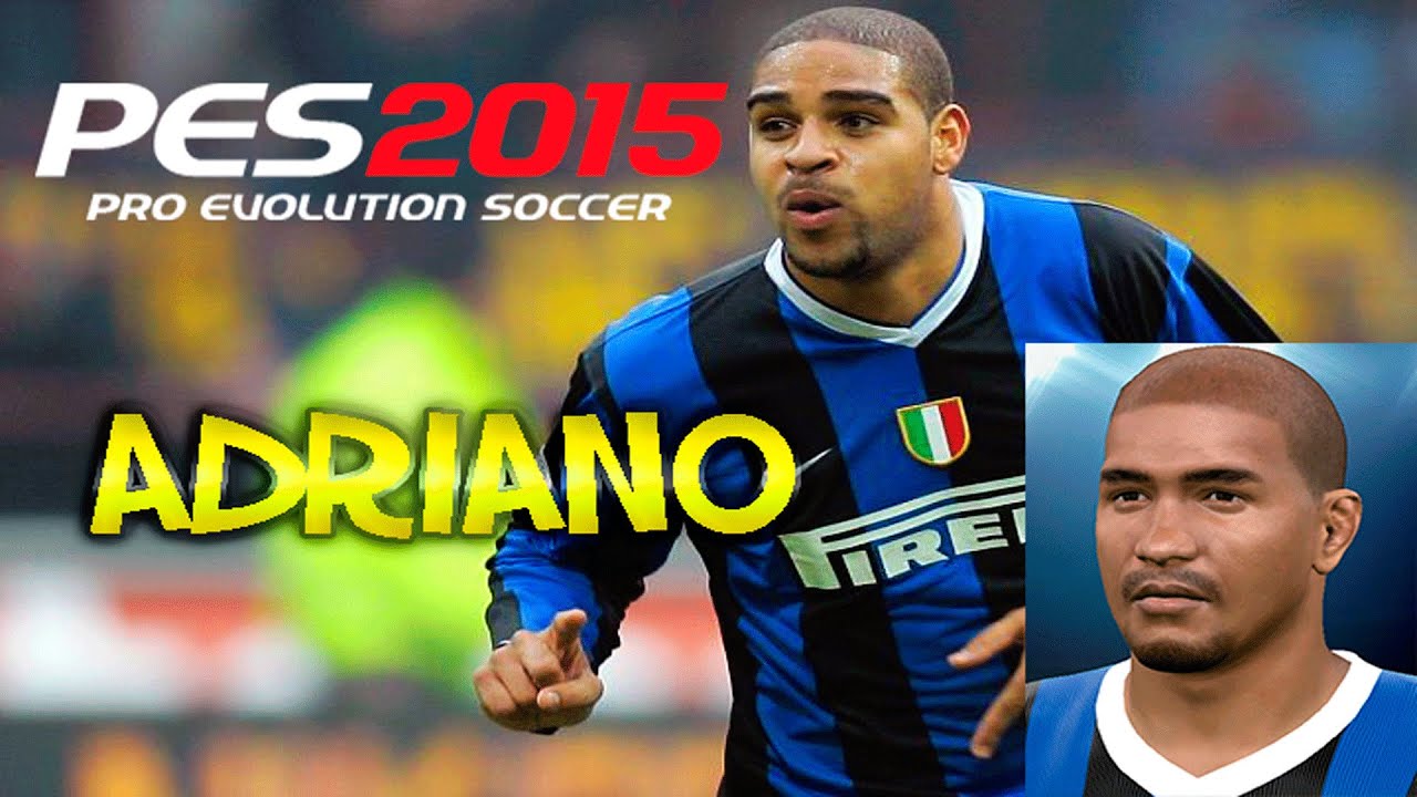 PES 2015 | ADRIANO FACE EDIT TUTORIAL - YouTube