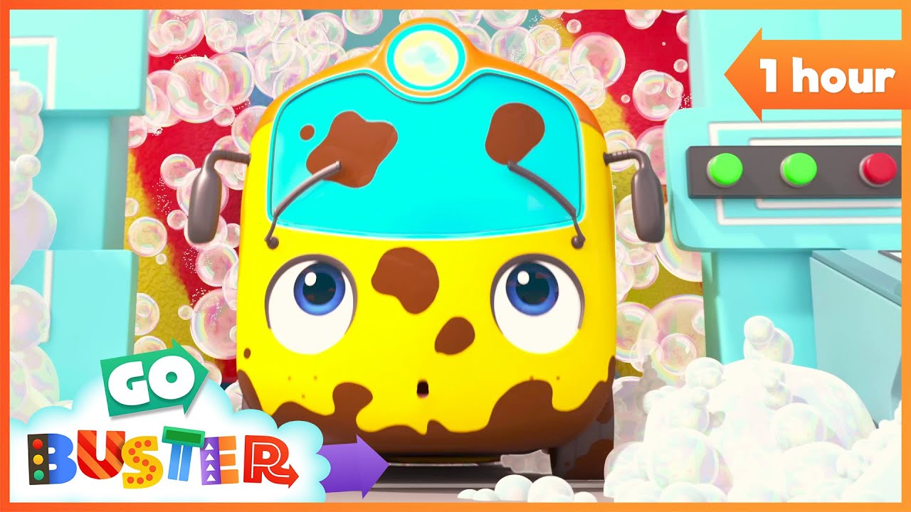 🫧😲 Trapped in a Bubble?! 1 Hour of Buster Adventure! 🚗 | Go Buster ...