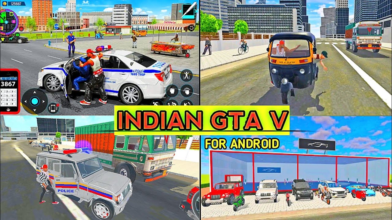 Indian gta v game 😍 | Indian theft auto | New open world android games ...