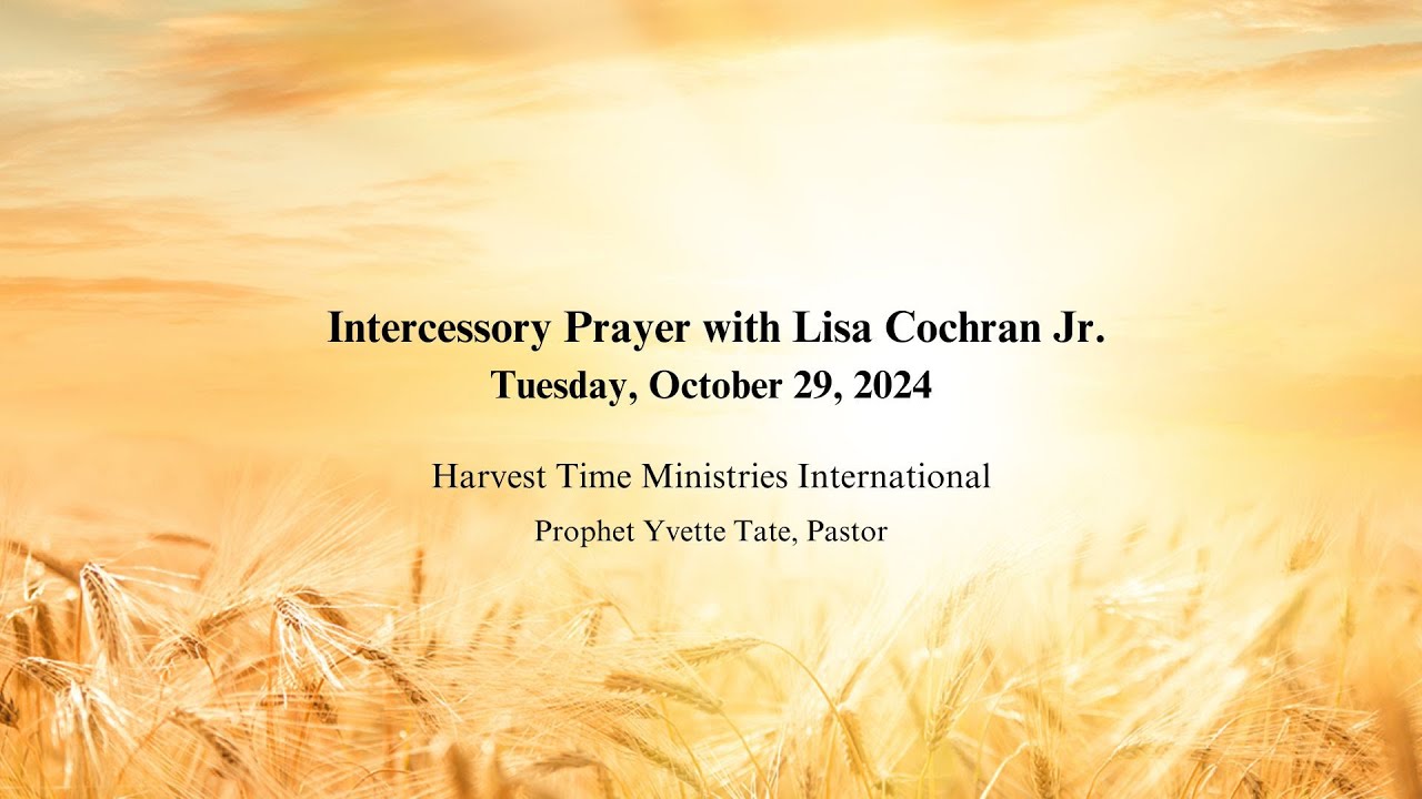 Prayer With Lisa Cochran Jr Tuesday, October 29, 2024 - YouTube