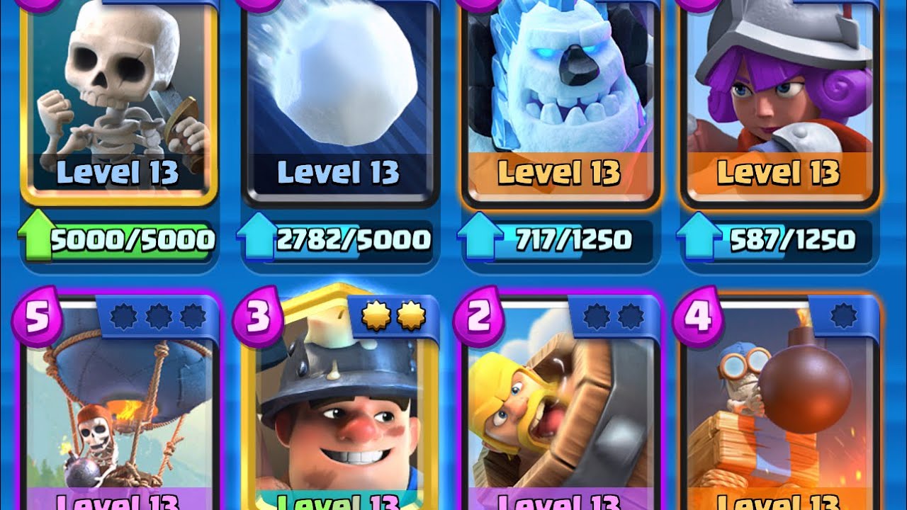 BEST Balloon Cycle Deck | 2.9 Minerloon | Easy Grand Challenge 12Win ...