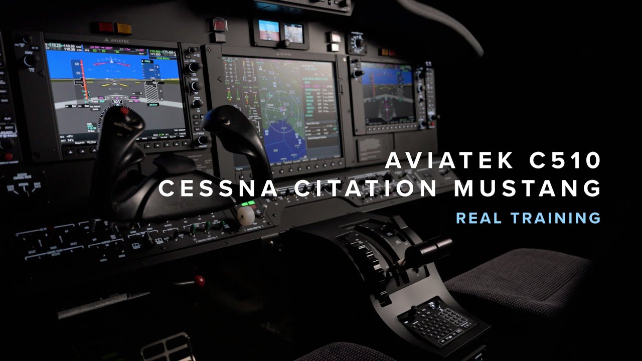 Aviatek Cessna Citation Mustang C510 | Realistic Training System - YouTube