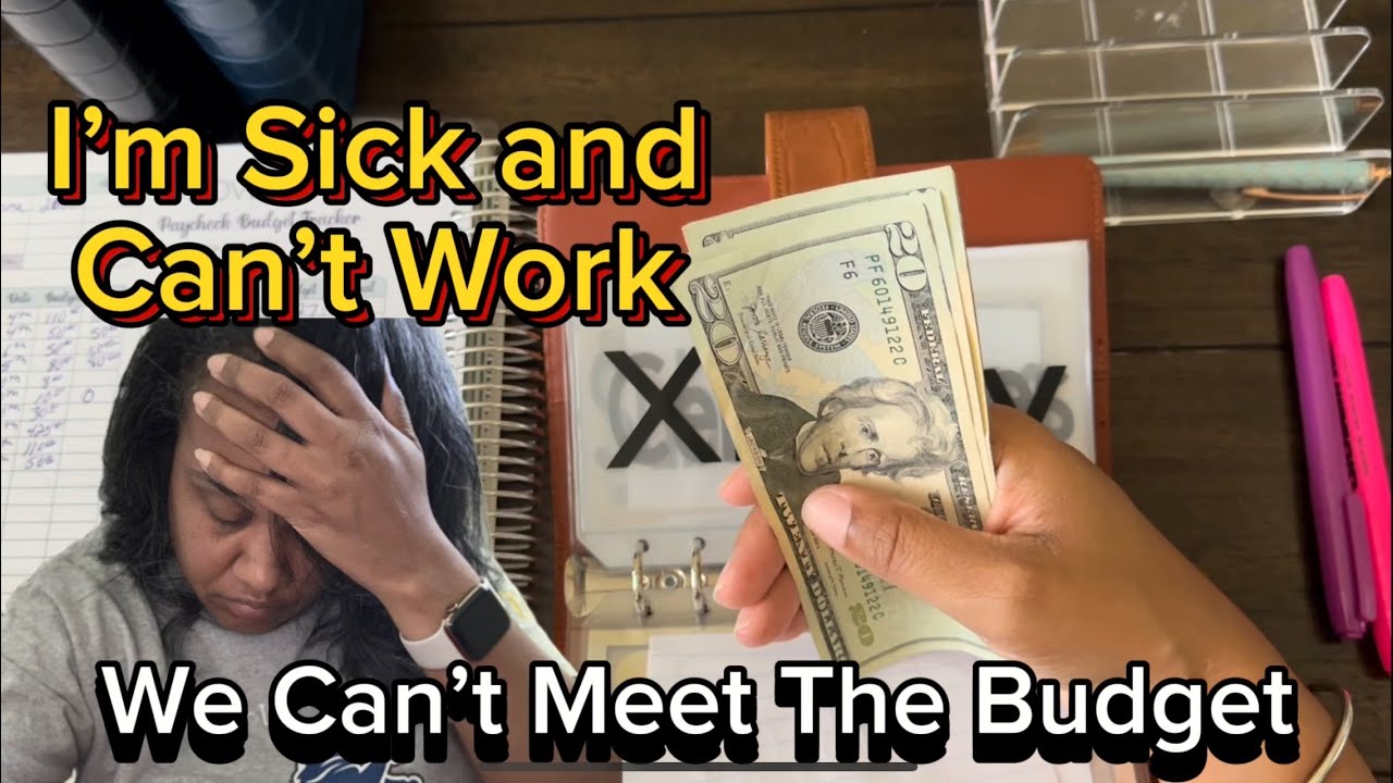 Budget Fail - Taking Money To The Bank - Being Sick And Can’t Work ...