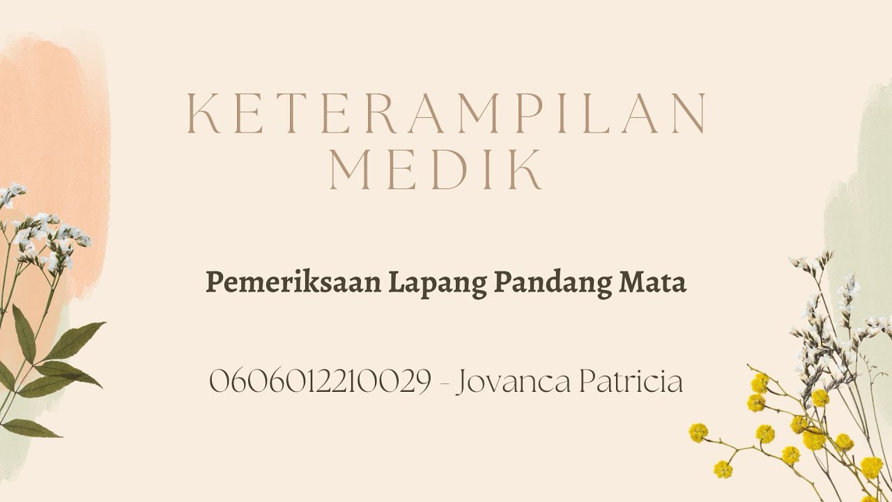Pemeriksaan Lapang Pandang Mata - Jovanca Patricia_29 - YouTube