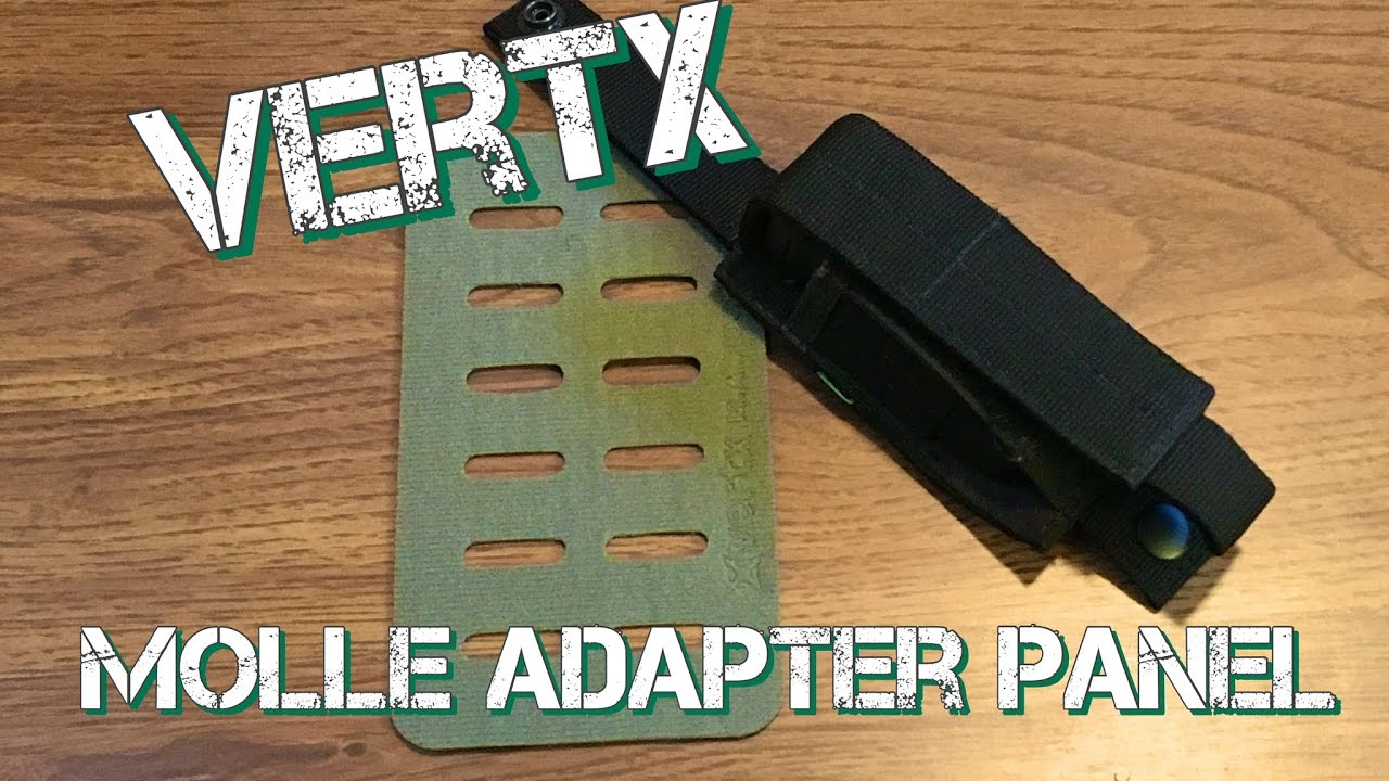 Vertx Molle Adapter Panel : Vertx MAP Double Panel Tactigami - YouTube