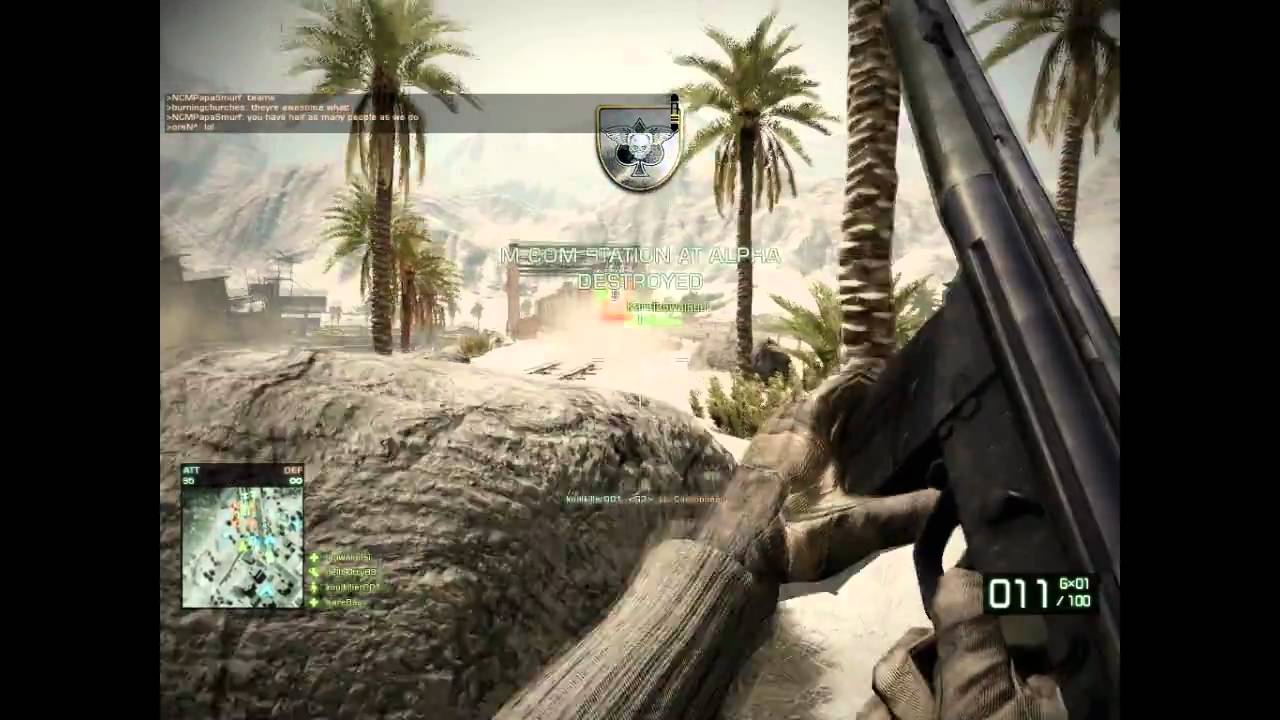 Battlefield : Bad Company 2 G3 Arica Harbor Rush Gameplay - YouTube