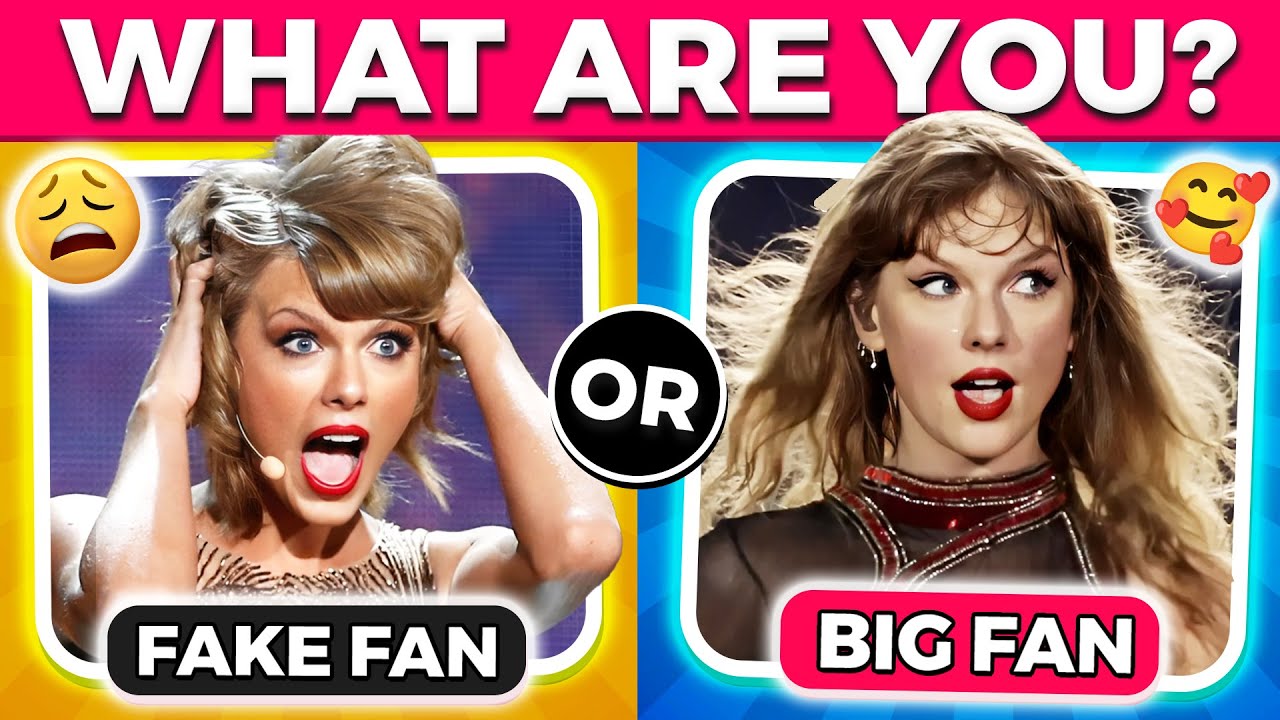 🤷‍♀️ How Big of Taylor Swift Fan Are You? 🎶📝Swiftie Test🎸Music Quiz ...