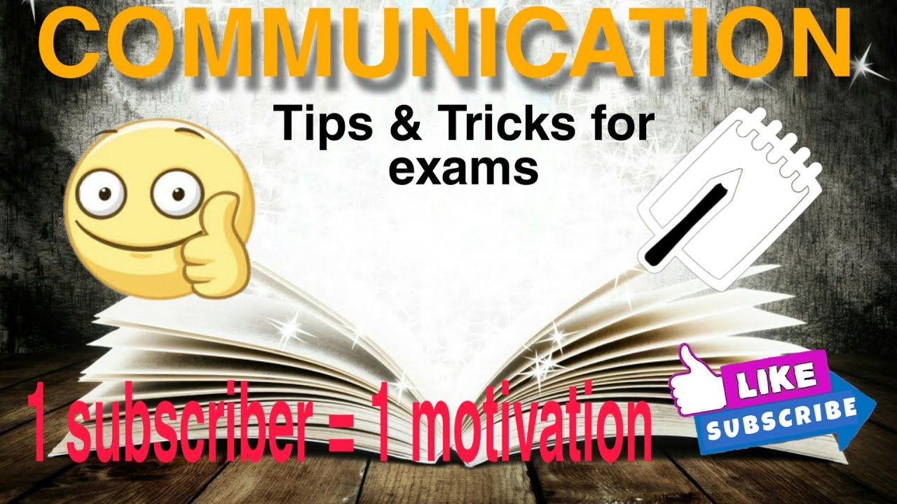Communication /Tricks for exams /English language and communication # ...