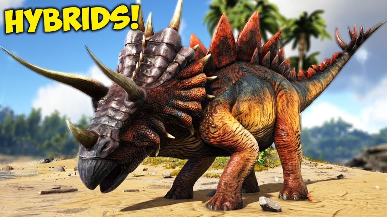 ARK SPINORAPTOR HYBRID! - New Ark Hybird Dinosaurs! - Ark Survival ...