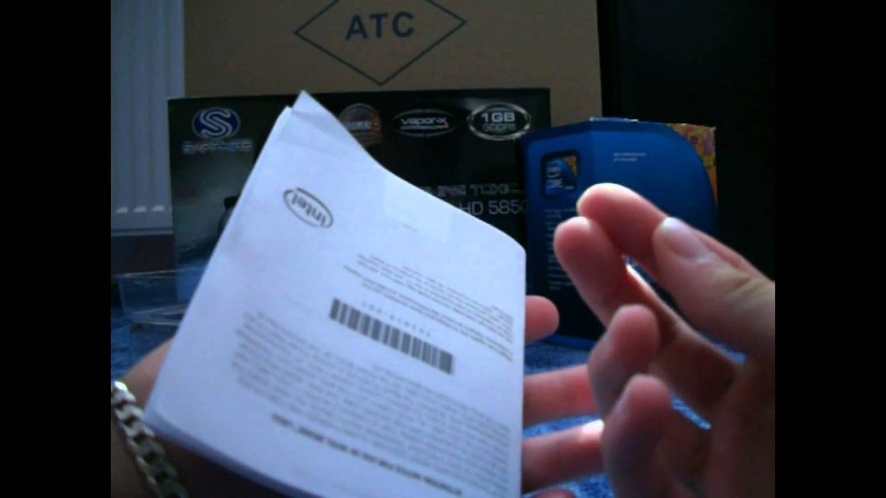 Intel Core i7 930 unboxing - YouTube