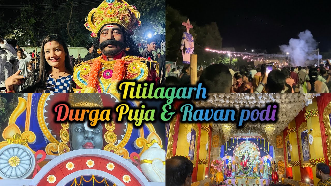 Ravan podi Celebration in Titilagarh(2024)//Happy Dussehra//LOVELY ...