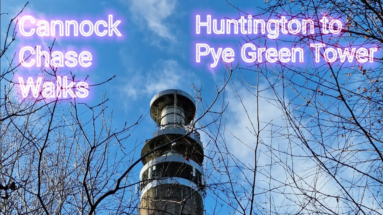 Cannock Chase: Huntington to Pye Green Telecom Tower, including ...