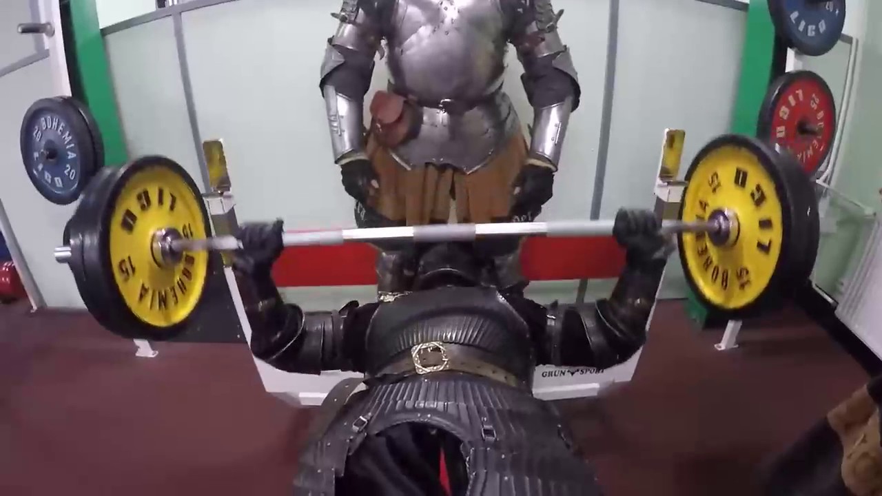 Knights in gym - YouTube