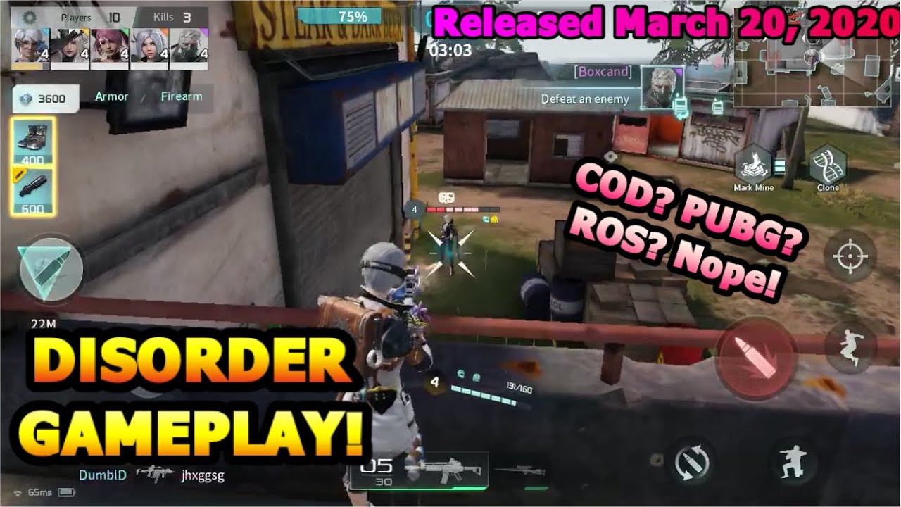 DISORDER SAMPLE GAMEPLAY. NEW MOBILE GAME FOR IOS/ ANDROID 2020! - YouTube