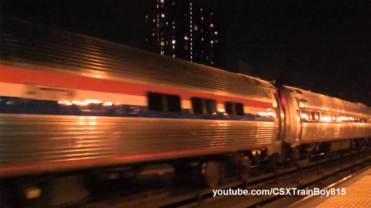 Amtrak NTD Move Through Harlem 125 Street - YouTube