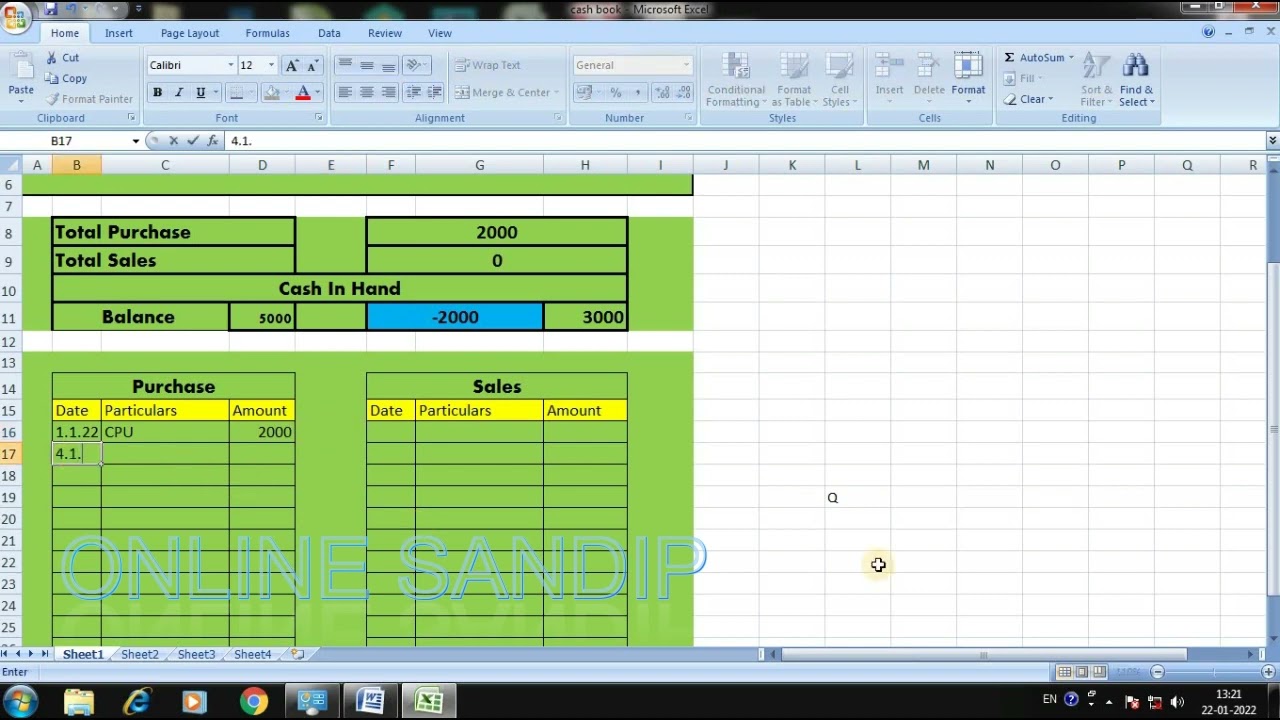 Daily Day Book In Excel Purchase And Sales Day Book In Excel YouTube Daily Day Book In Excel Purchase And Sales Day Book In Excel YouTube