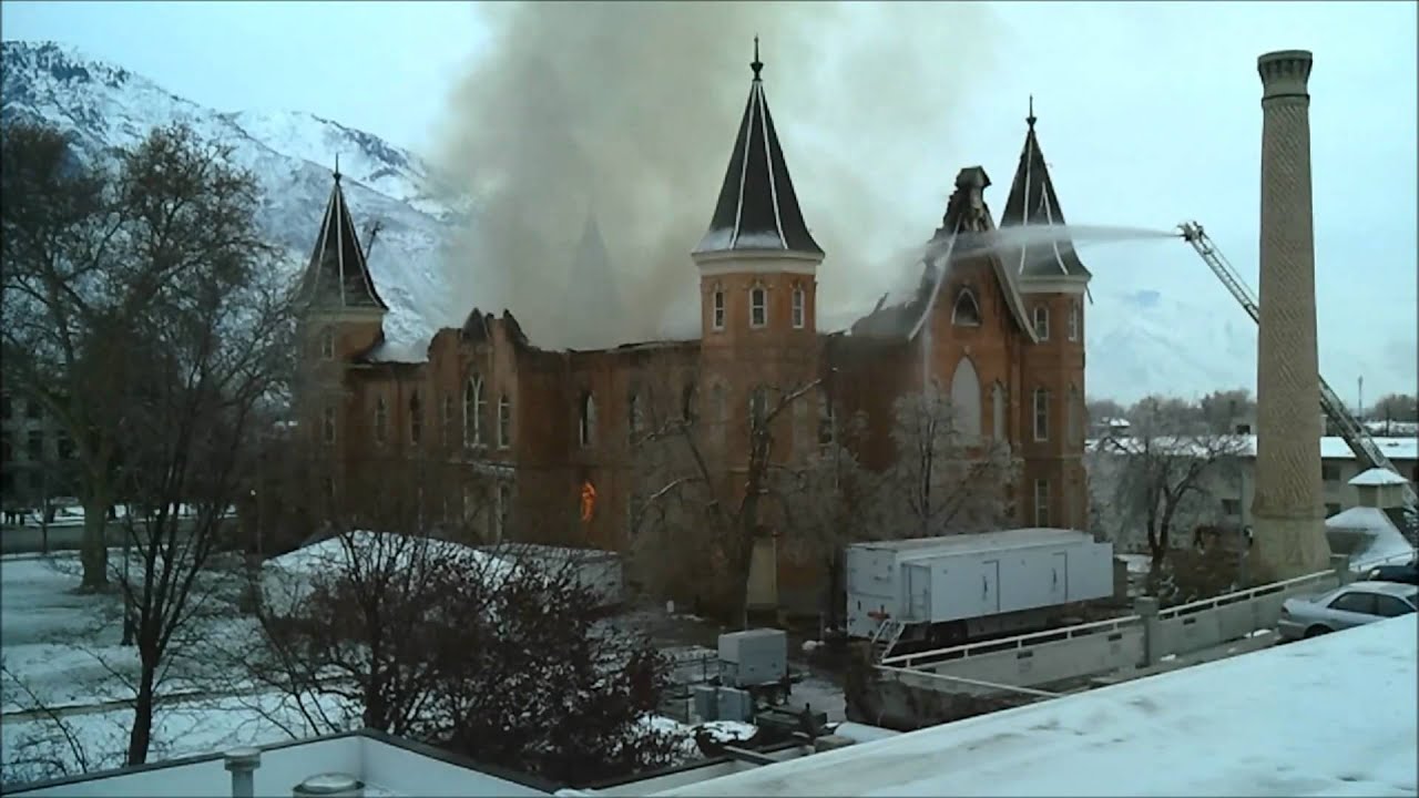 Provo Tabernacle Fire - 17 December 2010 - YouTube