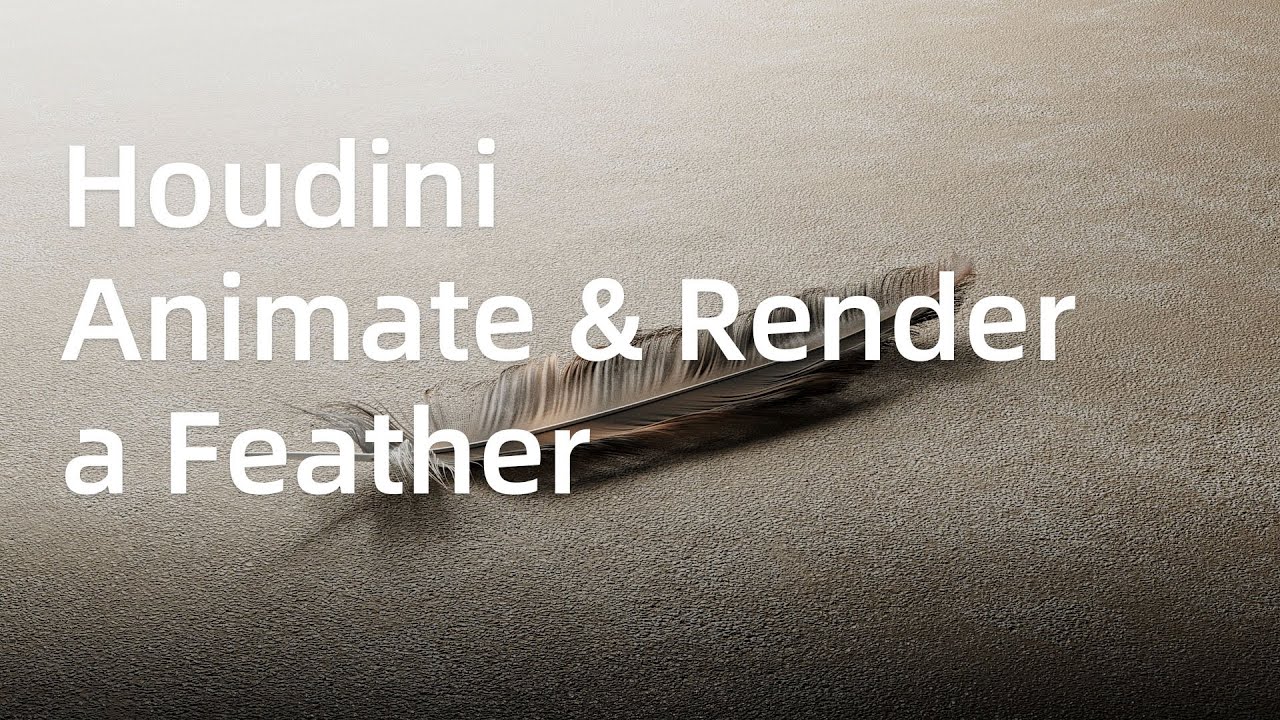 [Houdini Tutorial] How to Animate and Render a Feather in Houdini 21 - YouTube