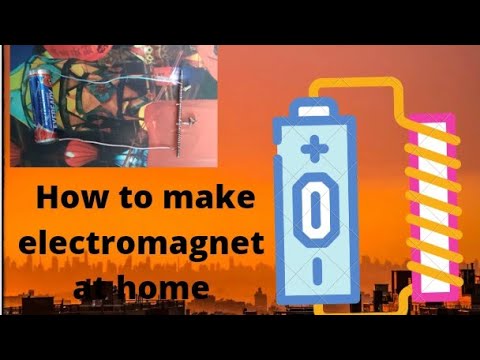 how to make electromagnet //how to make electromagnet for school ...
