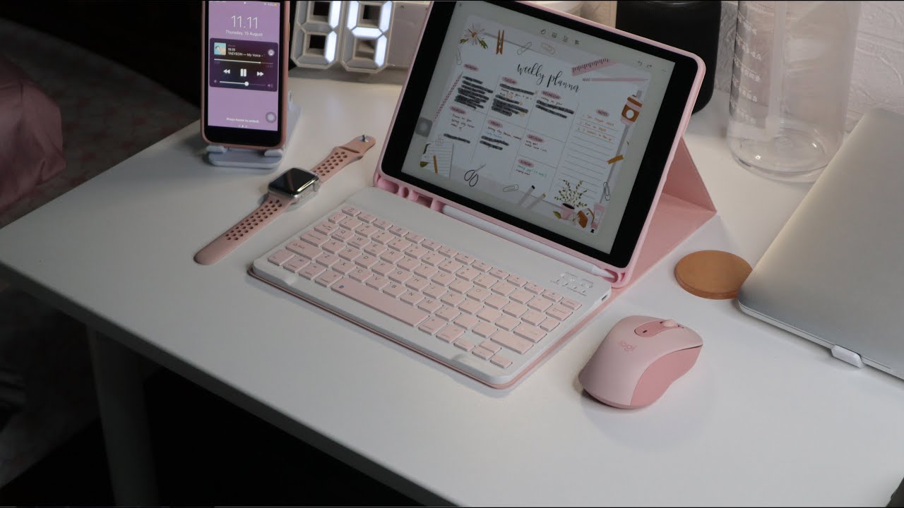 2 Inspirasi Setup Kerja Minimalis ft. Logitech M650 & M650L | Pink ...