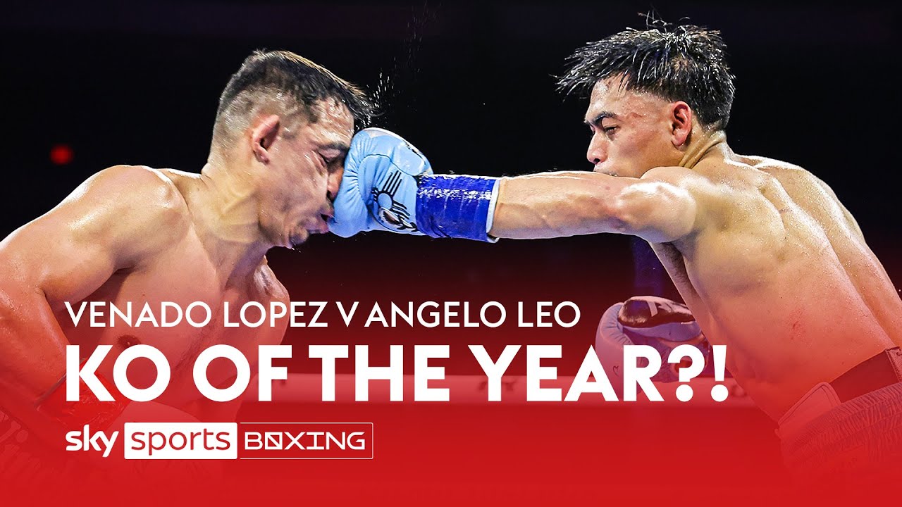BRUTAL KO! 🤯 | Angelo Leo flattens Venado Lopez in huge upset ...