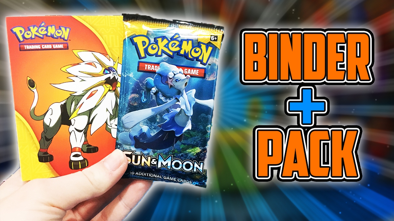 Pokemon Cards- Pokemon Sun and Moon Pack With Mini Binder Opening | RPW ...