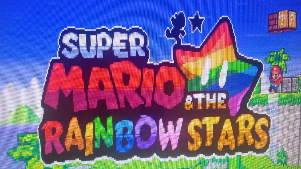 Game time Super Mario and the rainbow stars - YouTube