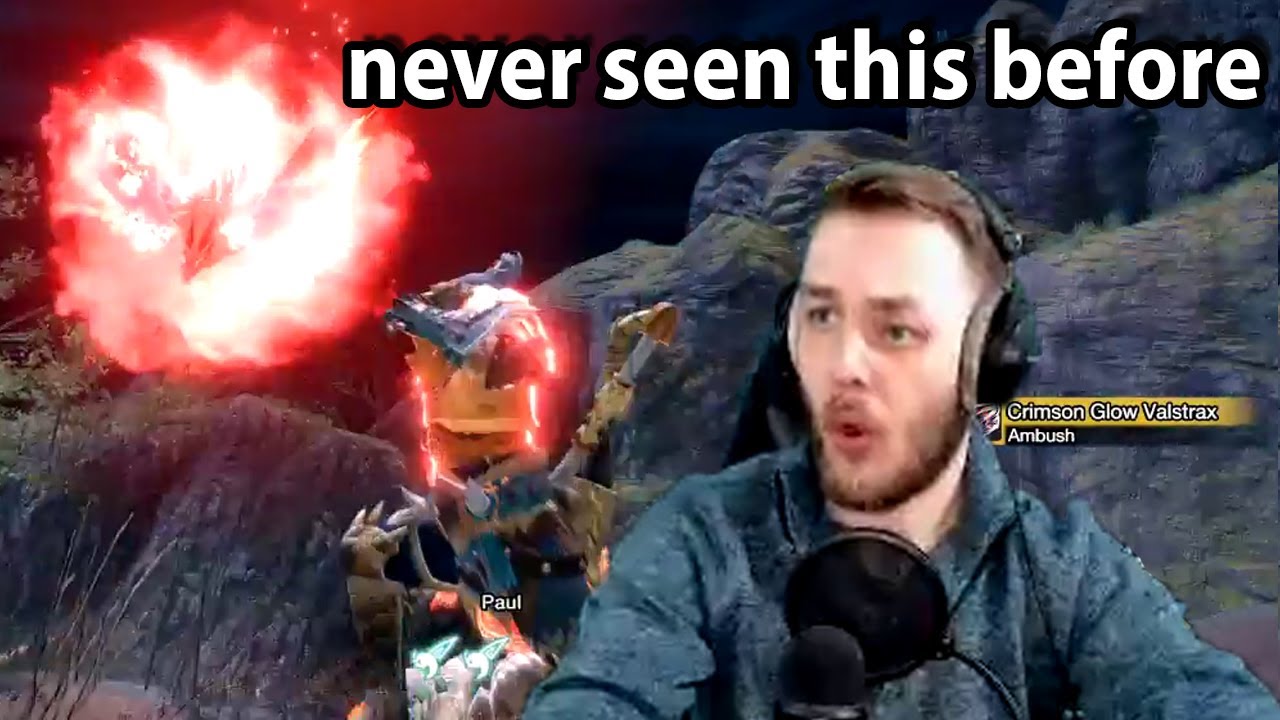 I didn't know... Valstrax Ambush | Monster Hunter Rise Highlight - YouTube