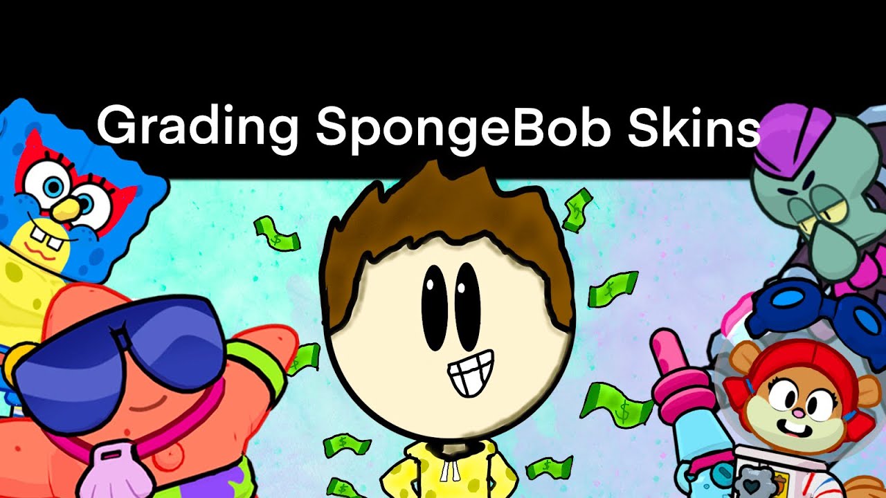 GRADING all 6 SPONGEBOB skins in Brawl Stars! - Ranking Video - YouTube