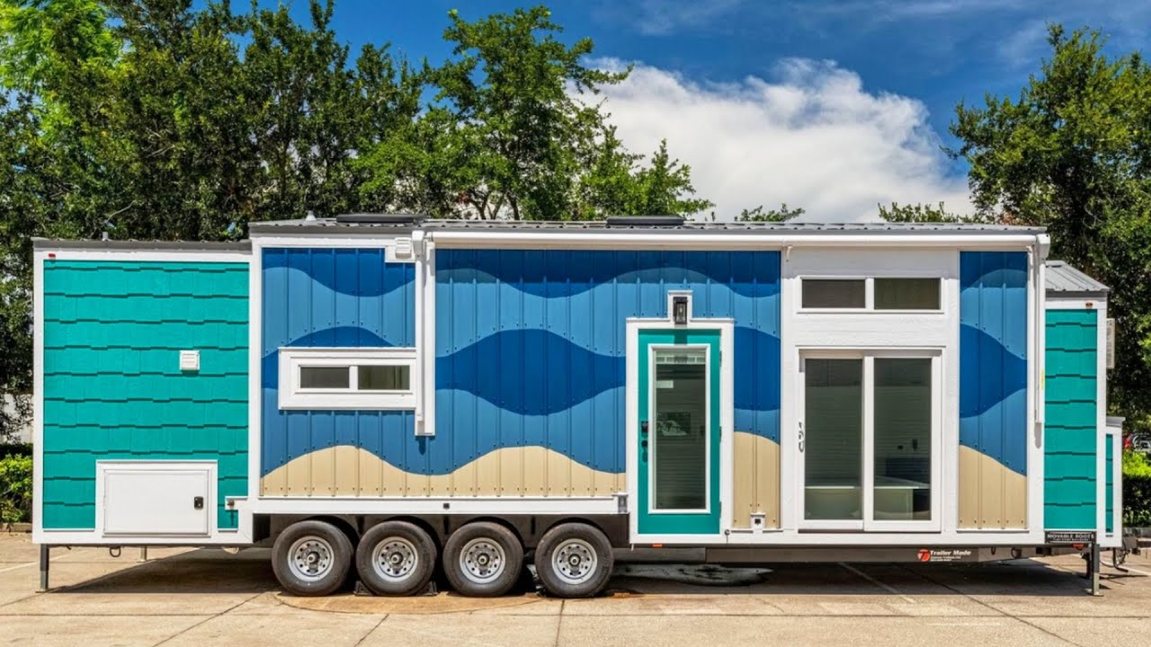 Tiny Wave House brings the ocean into the house - YouTube