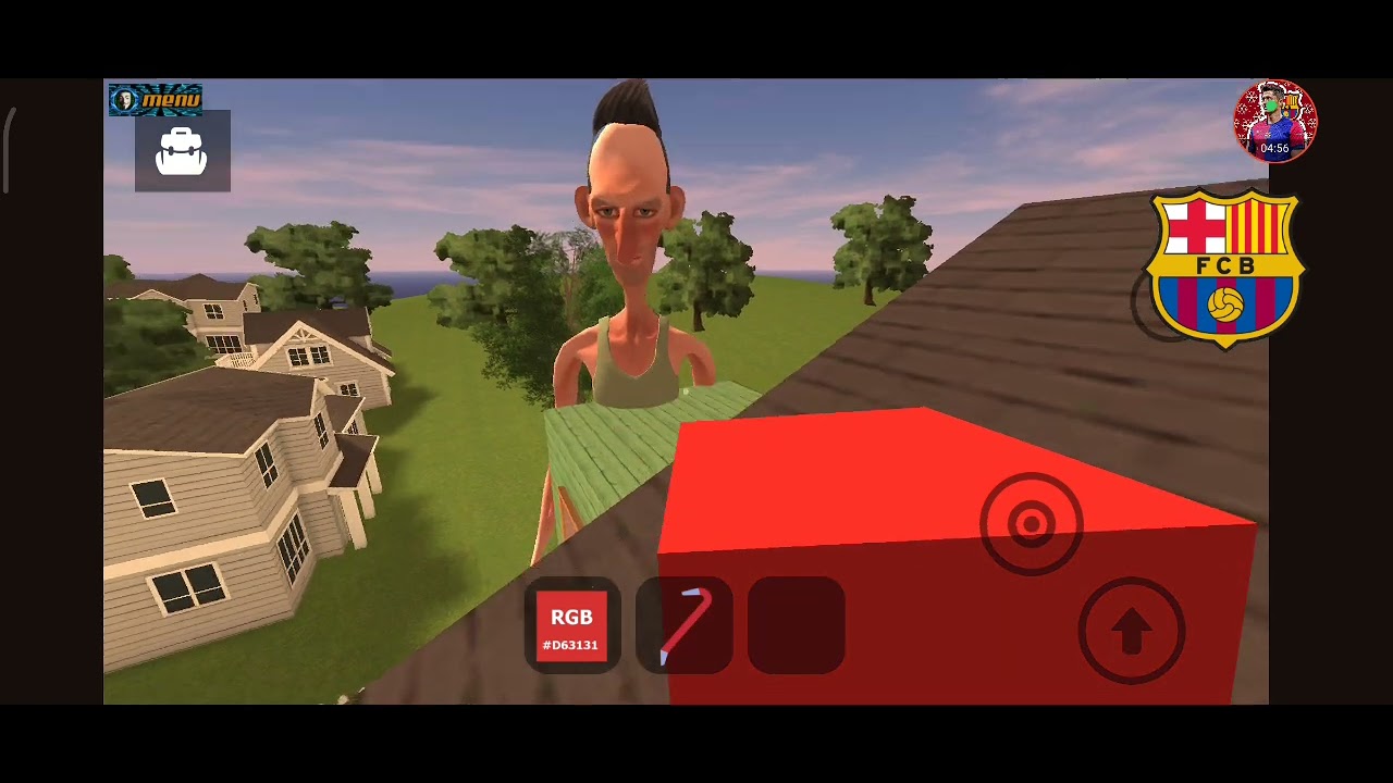 jugando angry neighbor mod menu pqrte 1 - YouTube