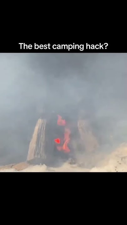 Hands down the biggest campfire hack🔥 | Pull Start Fire - YouTube