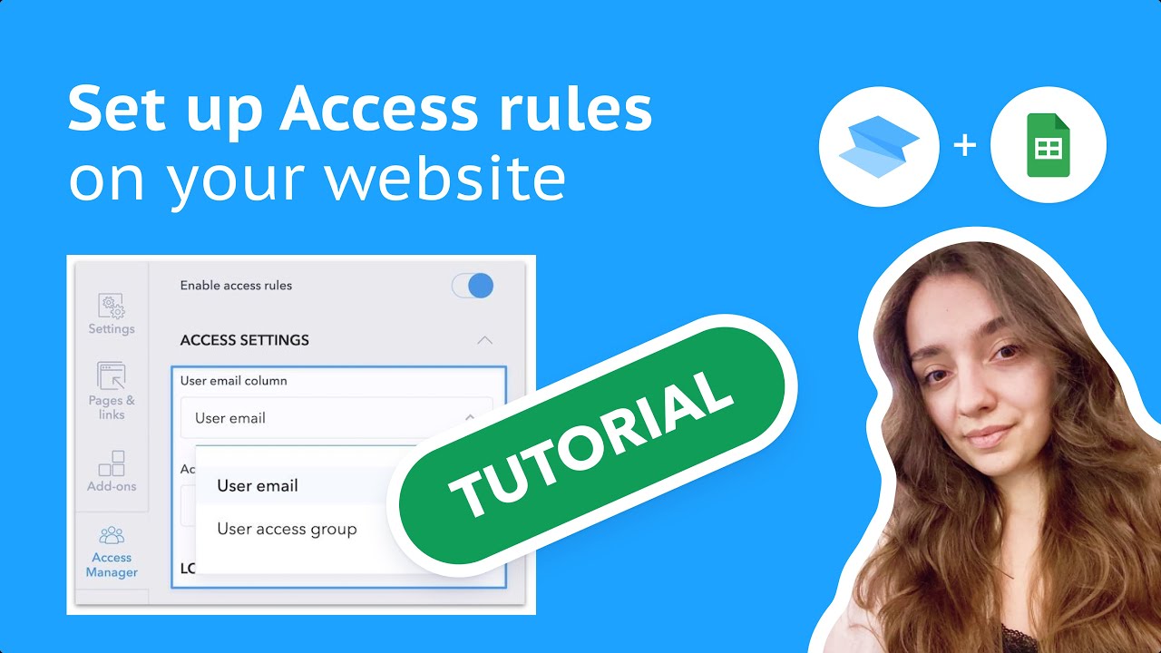 How to set up Access rules with SpreadSimple - YouTube