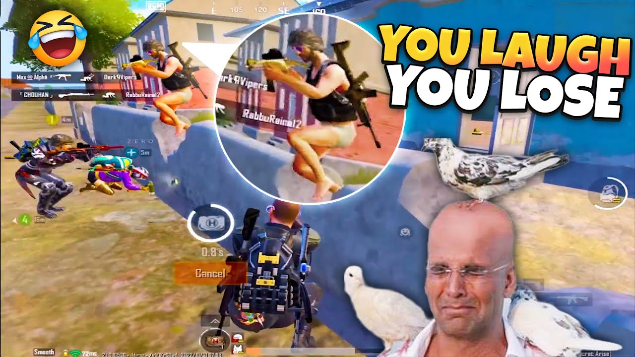 YOU WATCH YOU LAUGH 😂- BGMI FUNNY HIGHLIGHT + MONTAGE - YouTube
