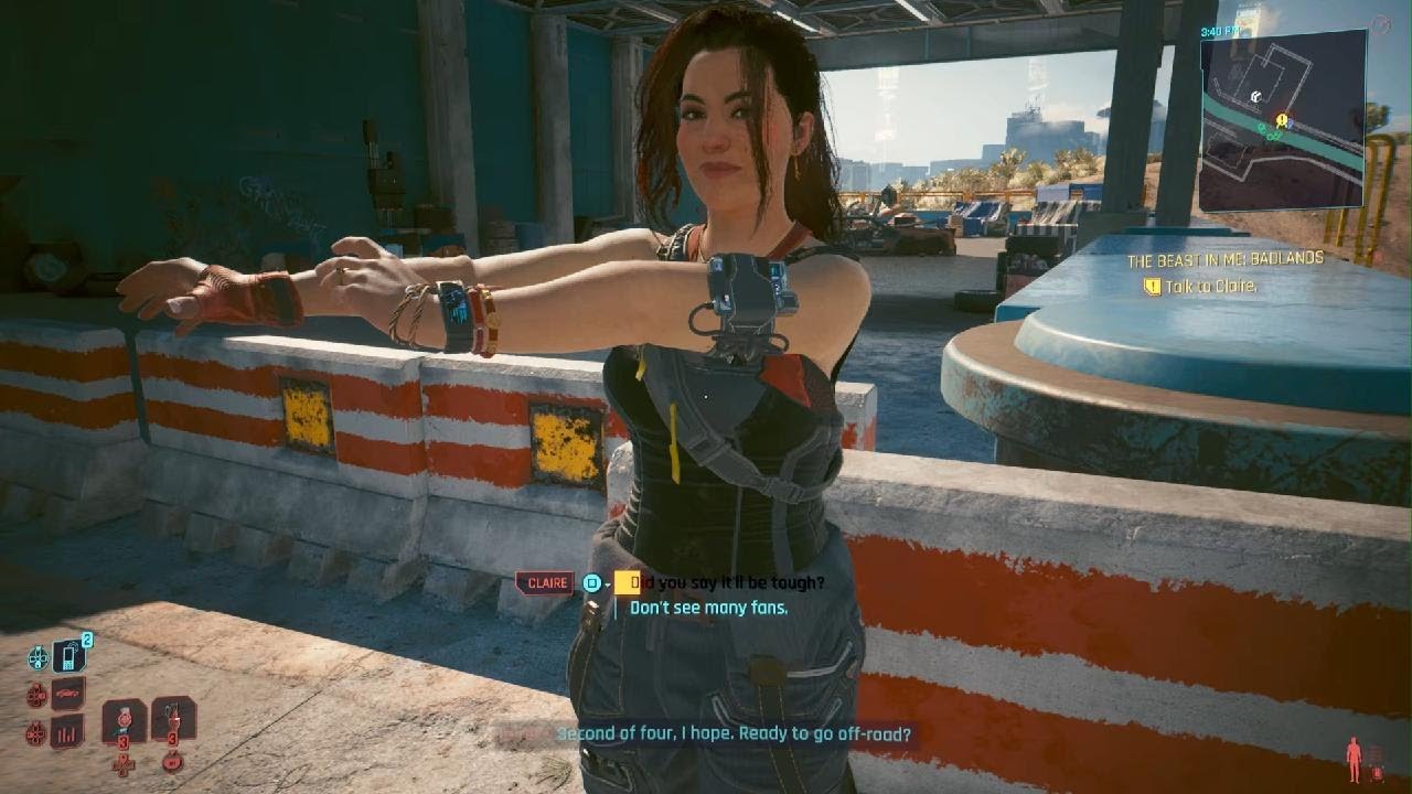 Cyberpunk 2077 Claire arms bugged lol - YouTube