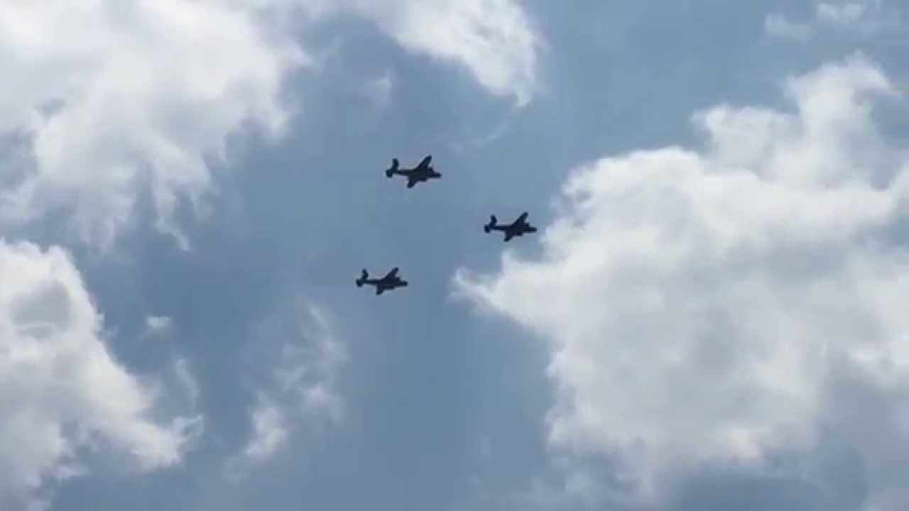 VE Day 70th Anniversary WWII Vintage Aircraft Flyover Washington, DC ...
