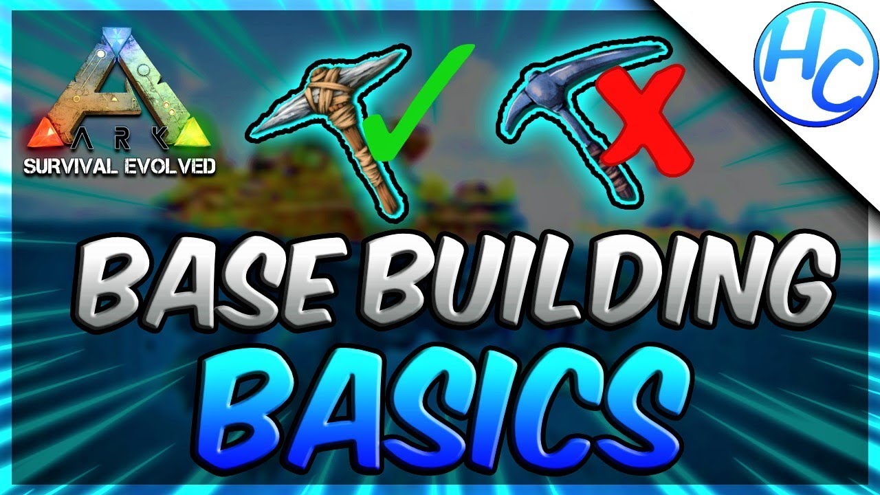 Ark Base Building BASICS [Ark pvp Basics] (For beginners) - YouTube