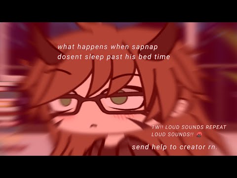TW!! LOUD SOUNDS | what happens when sapnap doesn't sleep past his ...