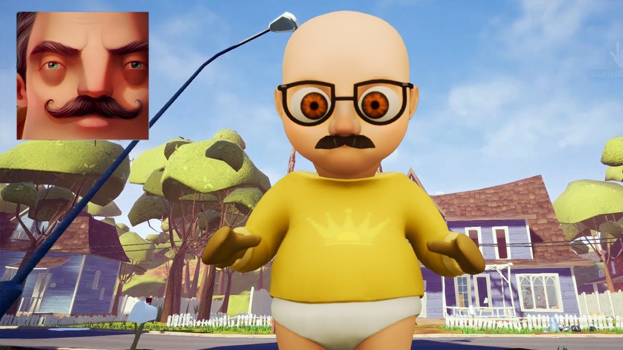 Hello Neighbor - My New Neighbor Big Baby In Yellow Act 3 Gameplay ...