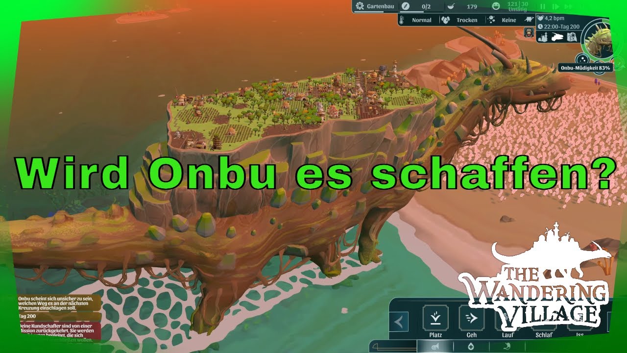 Wird Onbu es schaffen? [Lets Play GER] in The Wandering Village (Ocean ...