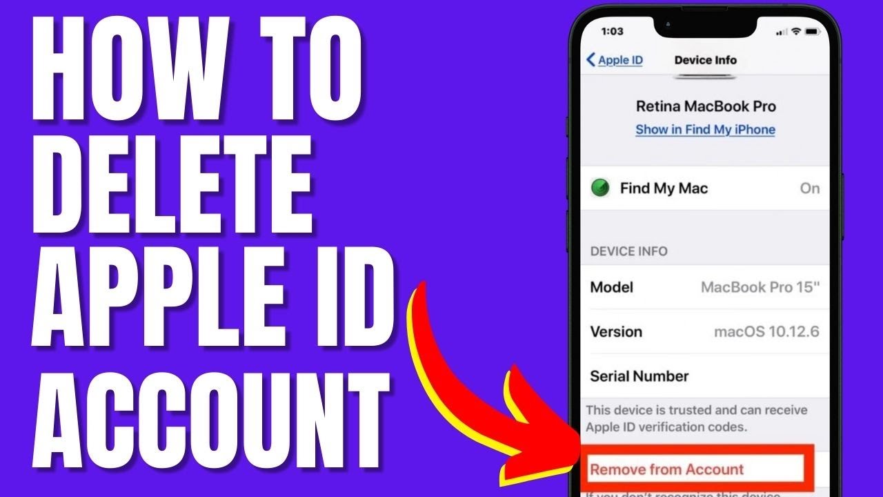 How To Delete Apple ID Account - YouTube