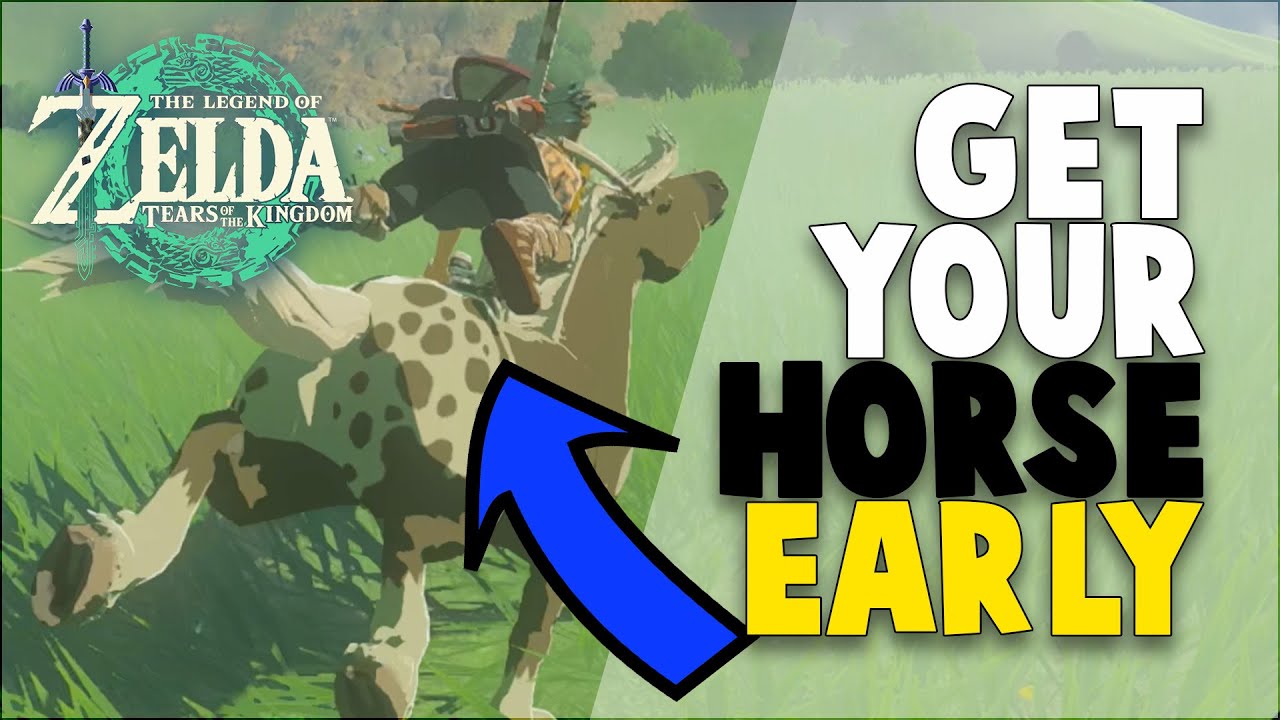 Fast Easy First Horse Mount | The Legend of Zelda: Tears of the Kingdom ...